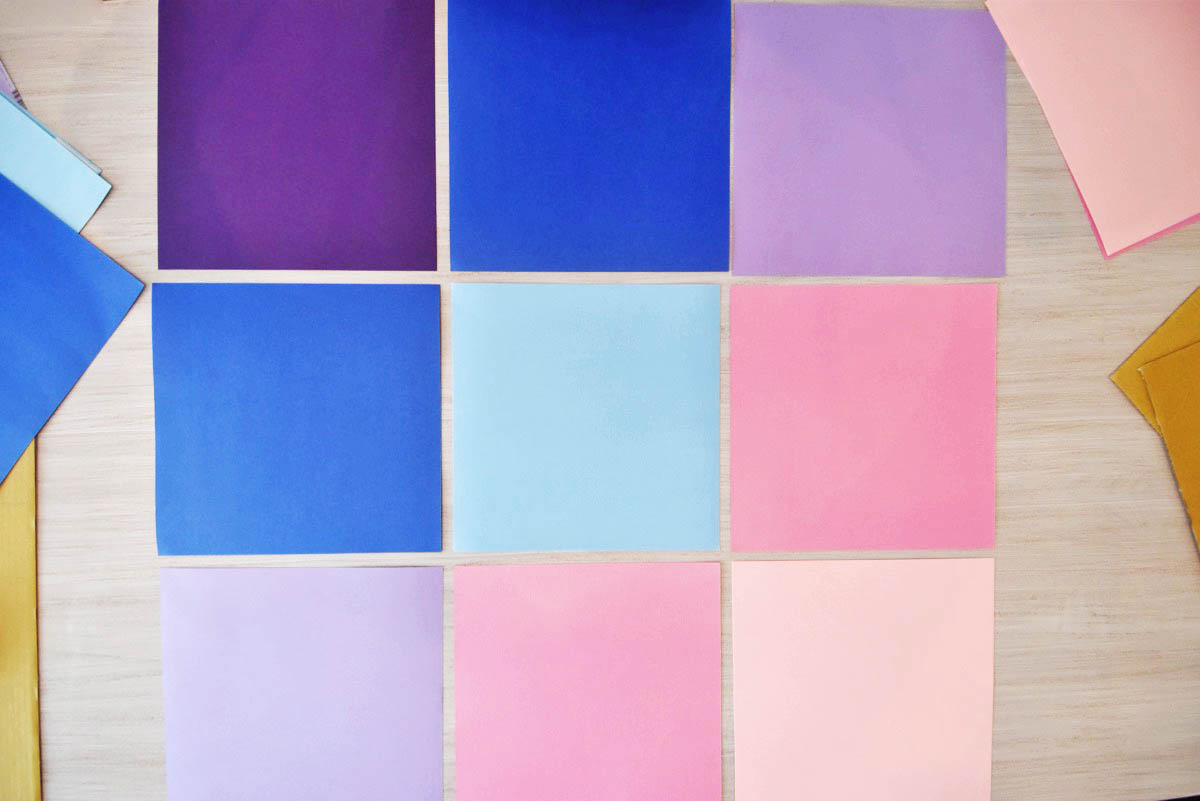 DIY Color Block Wall Art • theStyleSafari