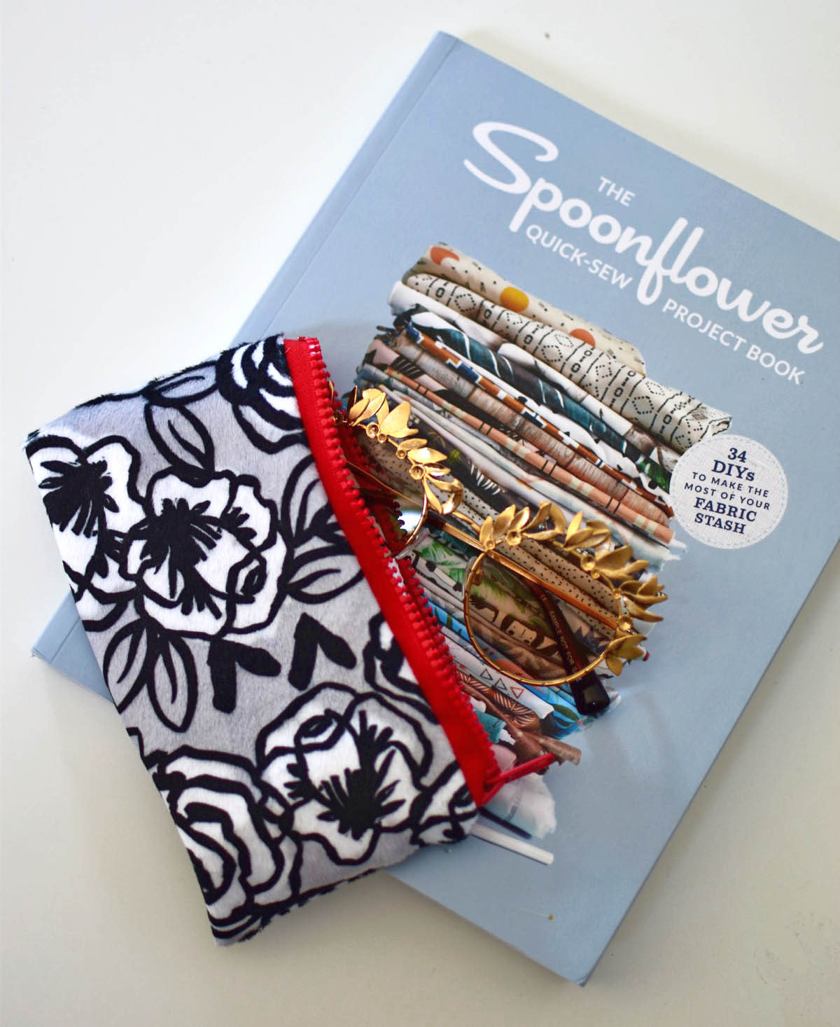 Testing out Spoonflower's Quick-Sew Project Book • theStyleSafari