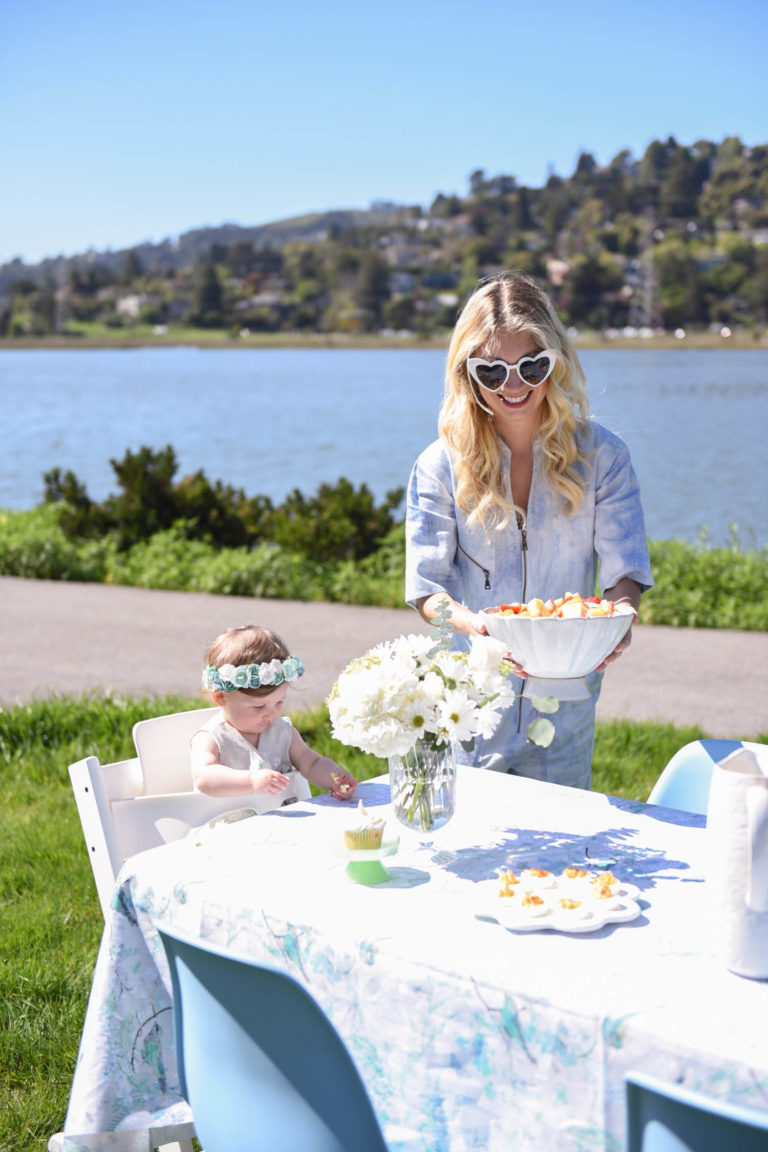 Marina's First Spring Garden Birthday Party • theStyleSafari